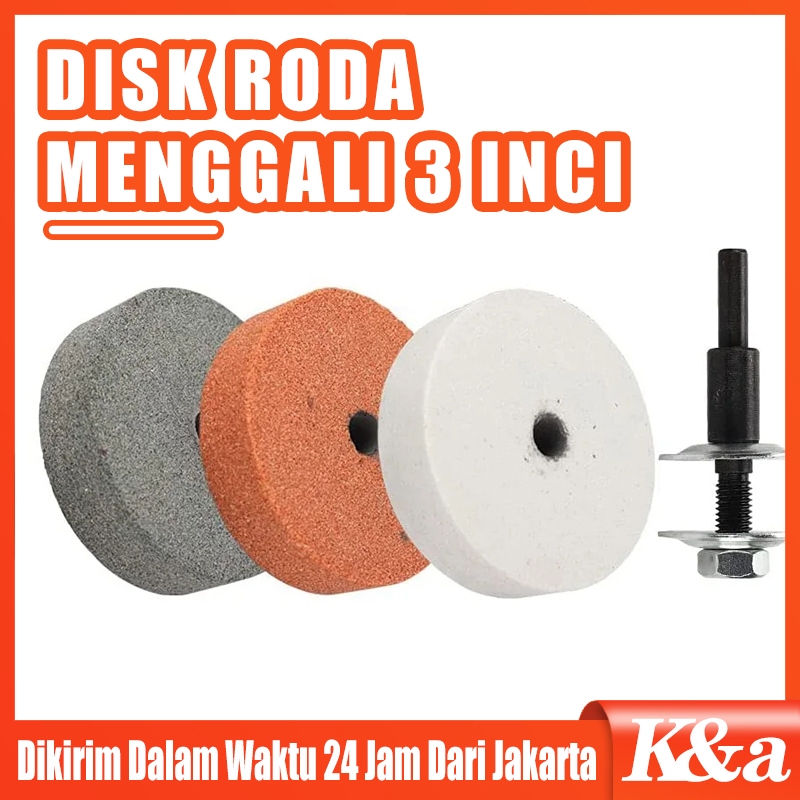 Jual Batu Asah Gerinda 3 Inch Poles Mini Grinder Batu Grinda Duduk ...