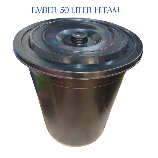 Jual Ember Plastik 50 Liter HITAM / Tong Air 50 Liter / Ember besar ...