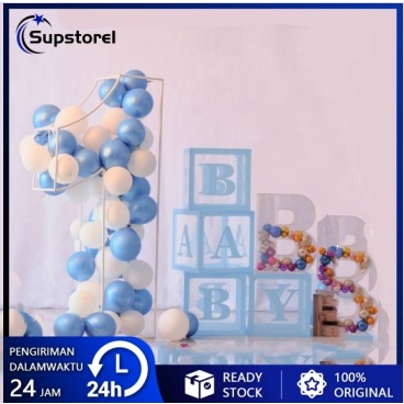 Jual 4pcs Balonasia Box Transparan Balon Box Balon Transparan Pastel ...