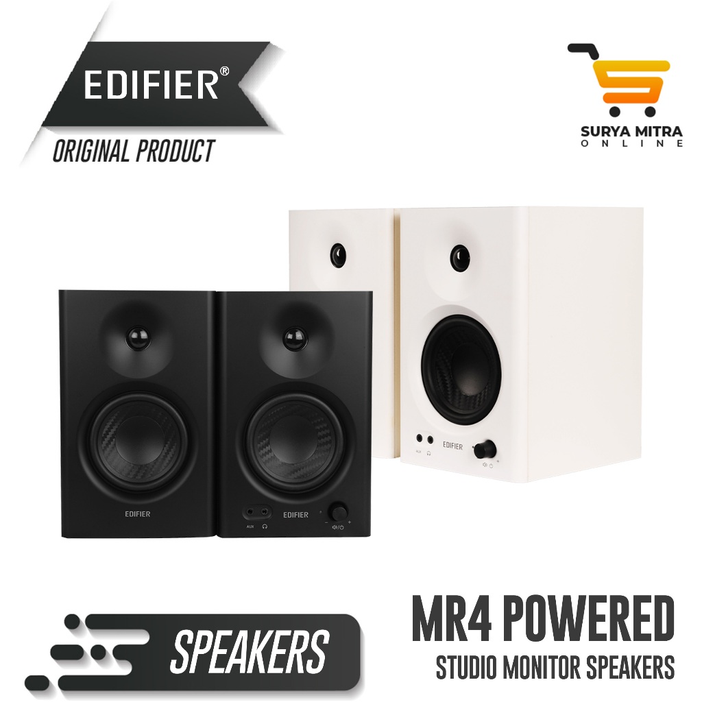 Jual Edifier MR4 Powered Studio Monitor Speakers | Shopee Indonesia