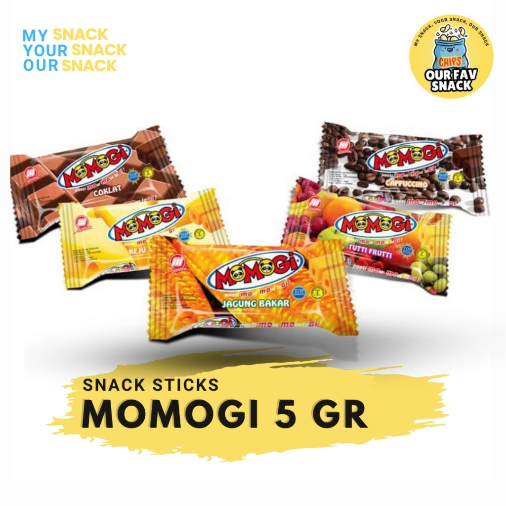 Jual Snack Stik Momogi Makanan Ringan 5 G 3 Varian Rasa | Shopee Indonesia