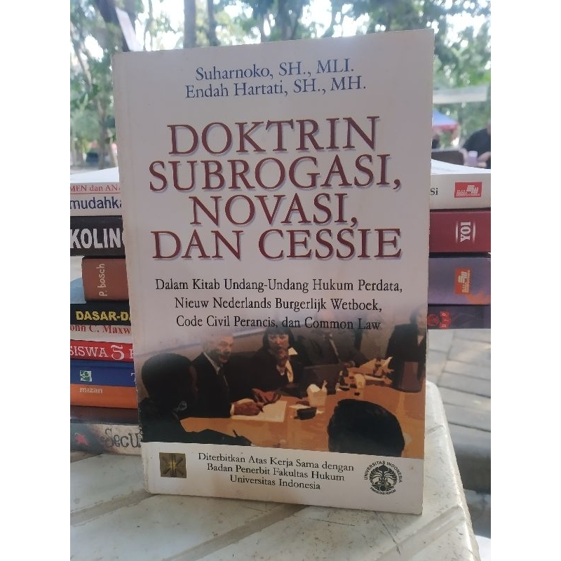 Jual doktrin subrogasi, novasi dan cessie Suharnoko | Shopee Indonesia Jual doktrin subrogasi, novasi dan cessie Suharnoko | Shopee Indonesia