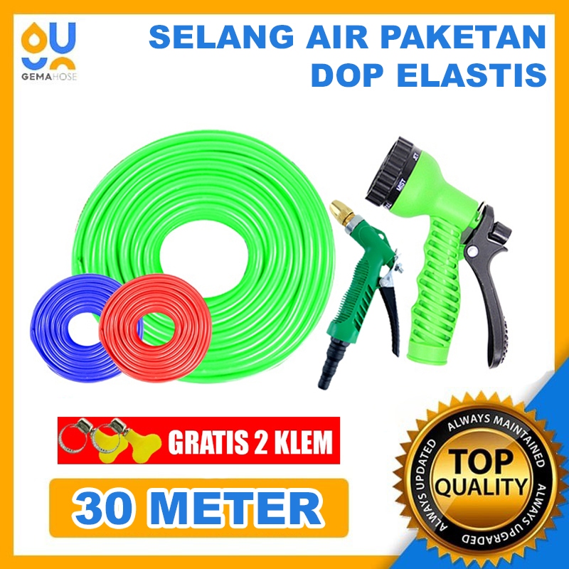 Jual GEMA Paket Selang Air Cuci Motor 30 Meter Dengan Semprotan Air Watergun Jet Spray Paket ...