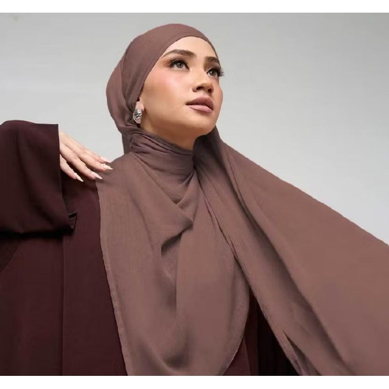 Jual Ready New Ounass Viscose Pasmina Rouge By Hameeda | Shopee Indonesia
