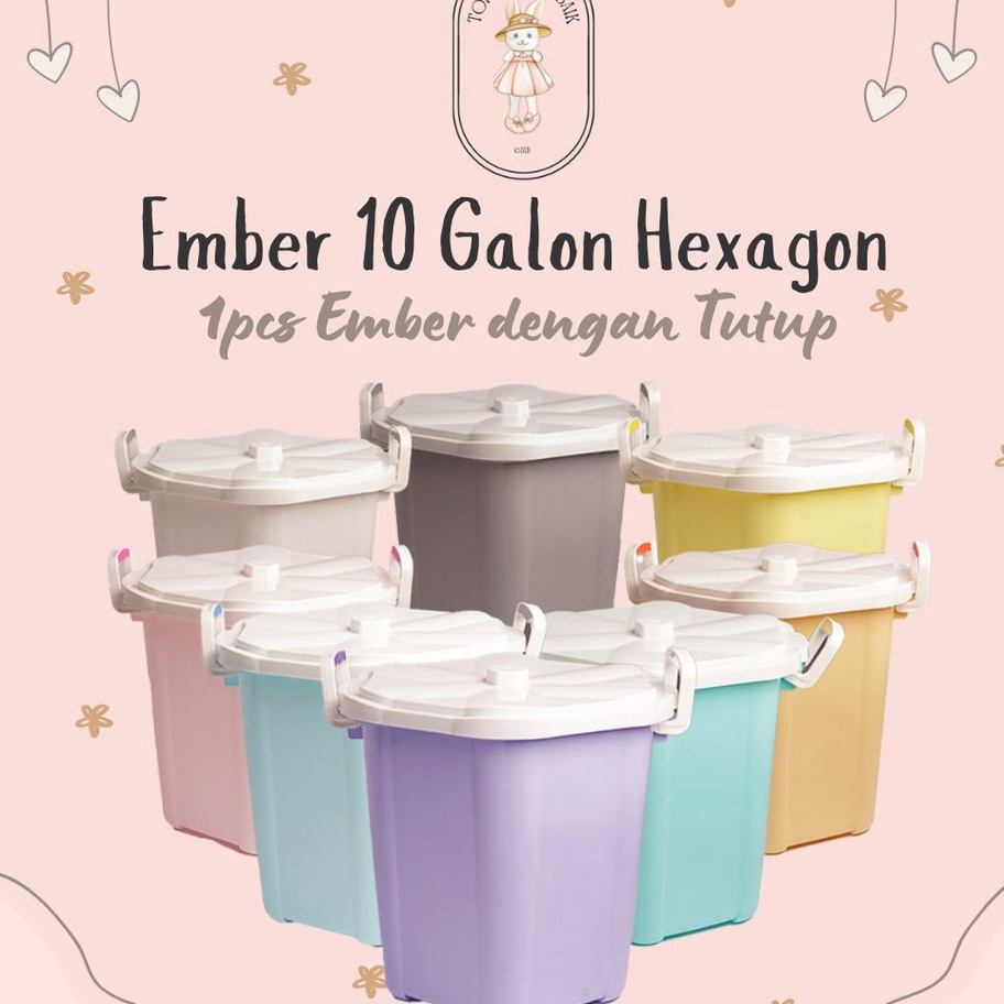 Jual FG2 EMBER TUTUP BESAR EMBER KAMAR MANDI 1 GALON EMBER ISI AIR ...