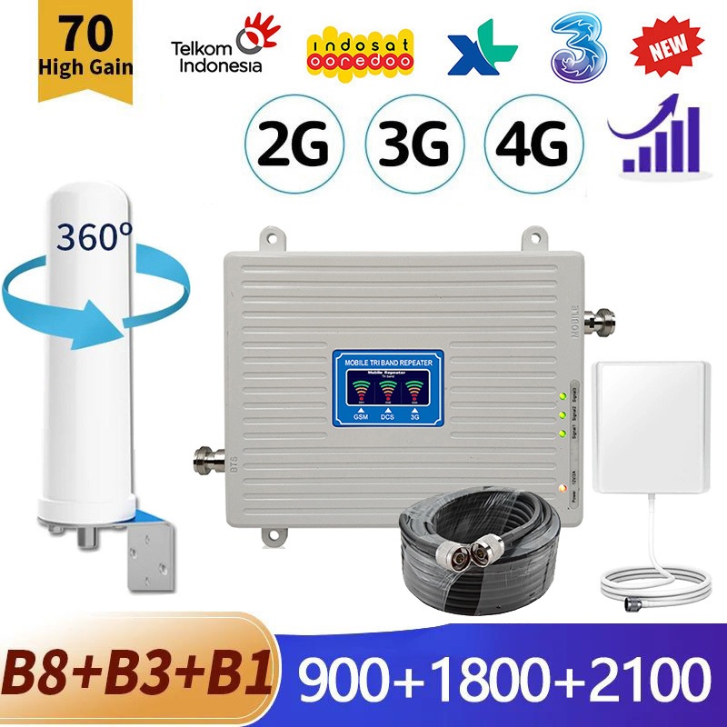 Jual LTE GSM 2G 3G 4G Booster Ponsel 3 Pita Sinyal Seluler Penguat Seluler Repeater DCS WCDMA ...