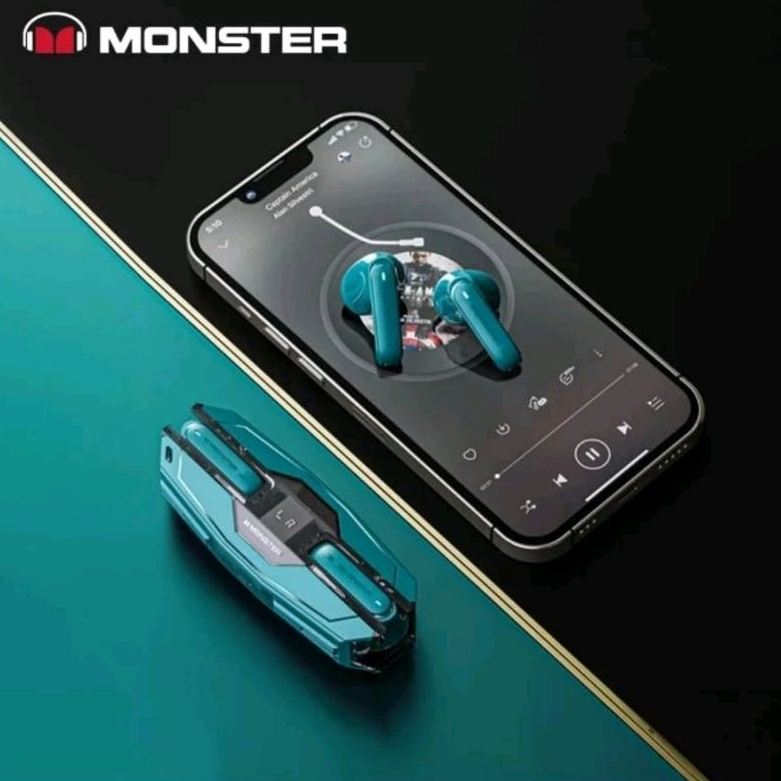 Jual Monster XKT08 PRO TWS True Wireless Bluetooth 5.3 Jarak Transmisi ...