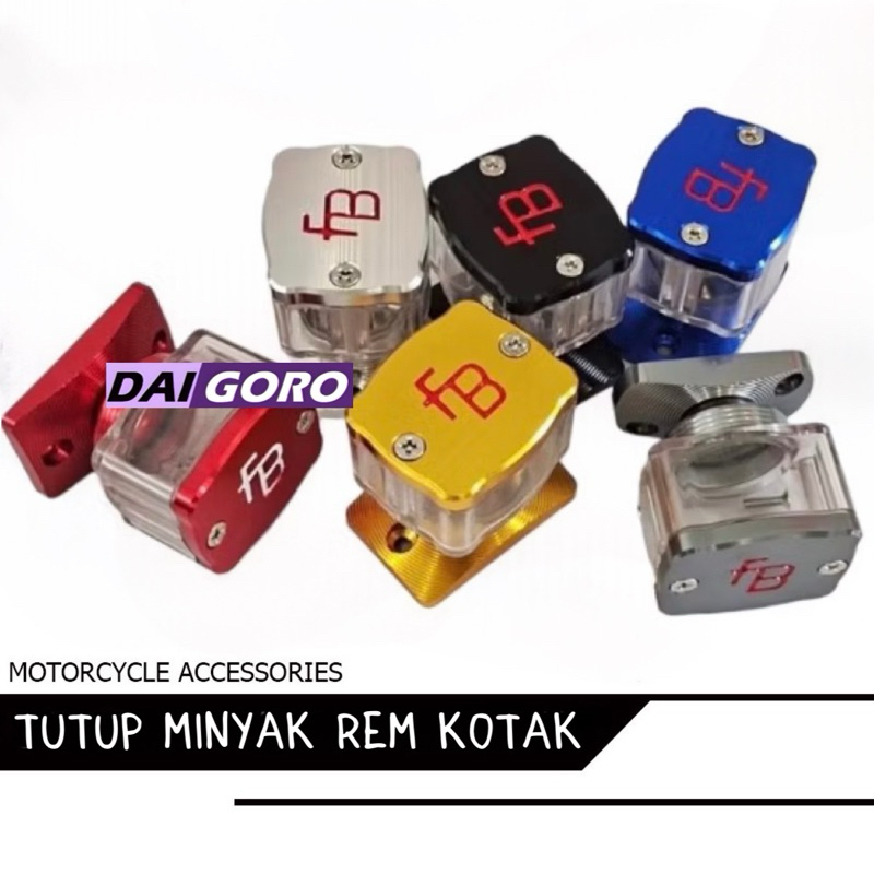 Jual Tutup Minyak Rem Oval & Kotak Stempel Tabung Kaca Untuk Motor ...