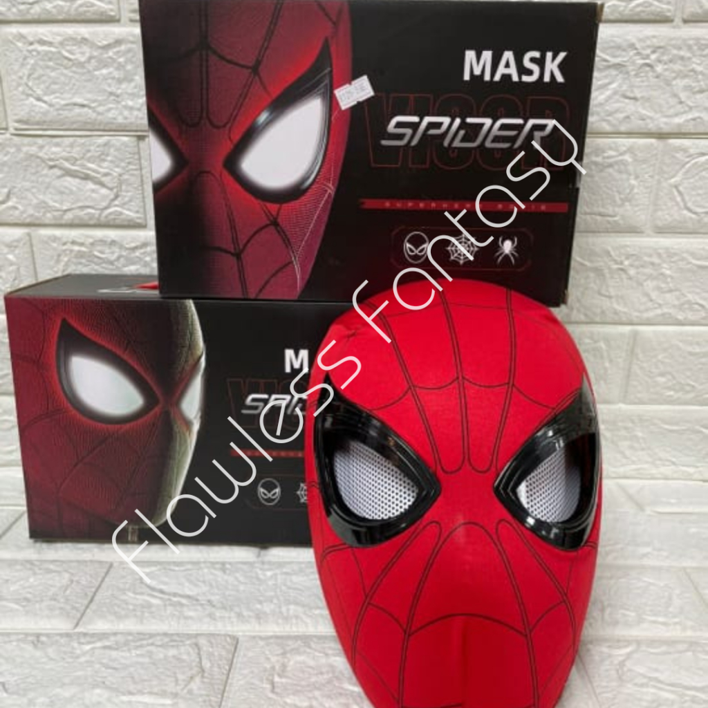 Jual Topeng Spiderman Headgear Winking Mask Cosplay Figure | Shopee ...
