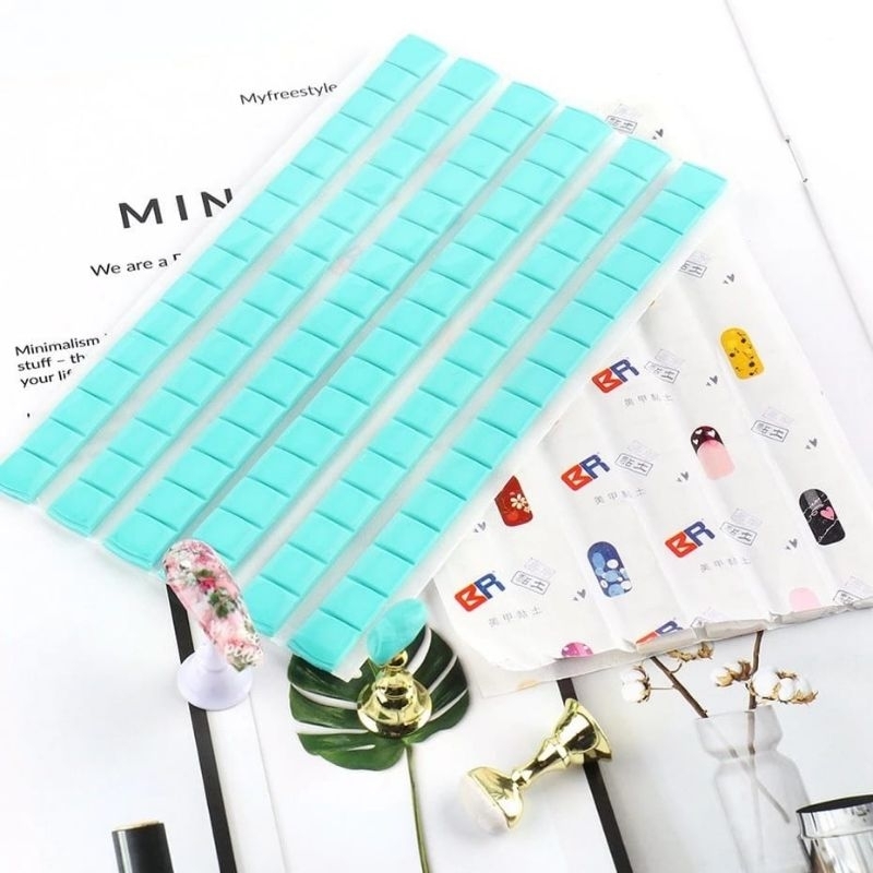 Jual 15pcs- NAIL CLAY TACK IT GLUE/perekat multifungsi nail | Shopee ...