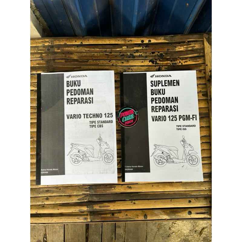 Jual Buku manual service Honda VARIO 125 KZR 2buku | Shopee Indonesia