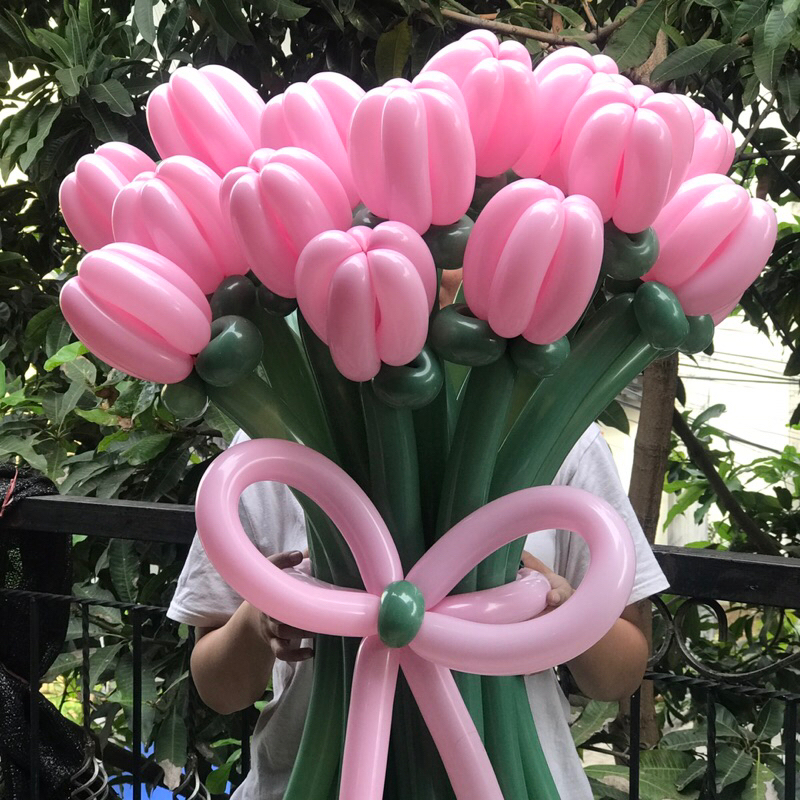 Jual BUKET BUCKET BALON TULIP BOUQUET BUNGA TULIP KADO WISUDA GIFT ...