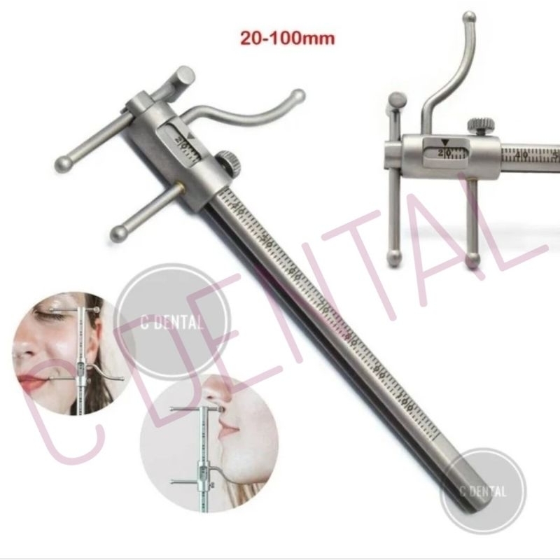 Jual Dental Prostho DVO Sliding Gauge Instrument Alat Ukur Dimensi ...