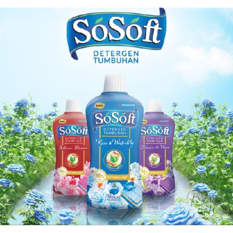 Jual So soft Detergent cair 700ml | Shopee Indonesia