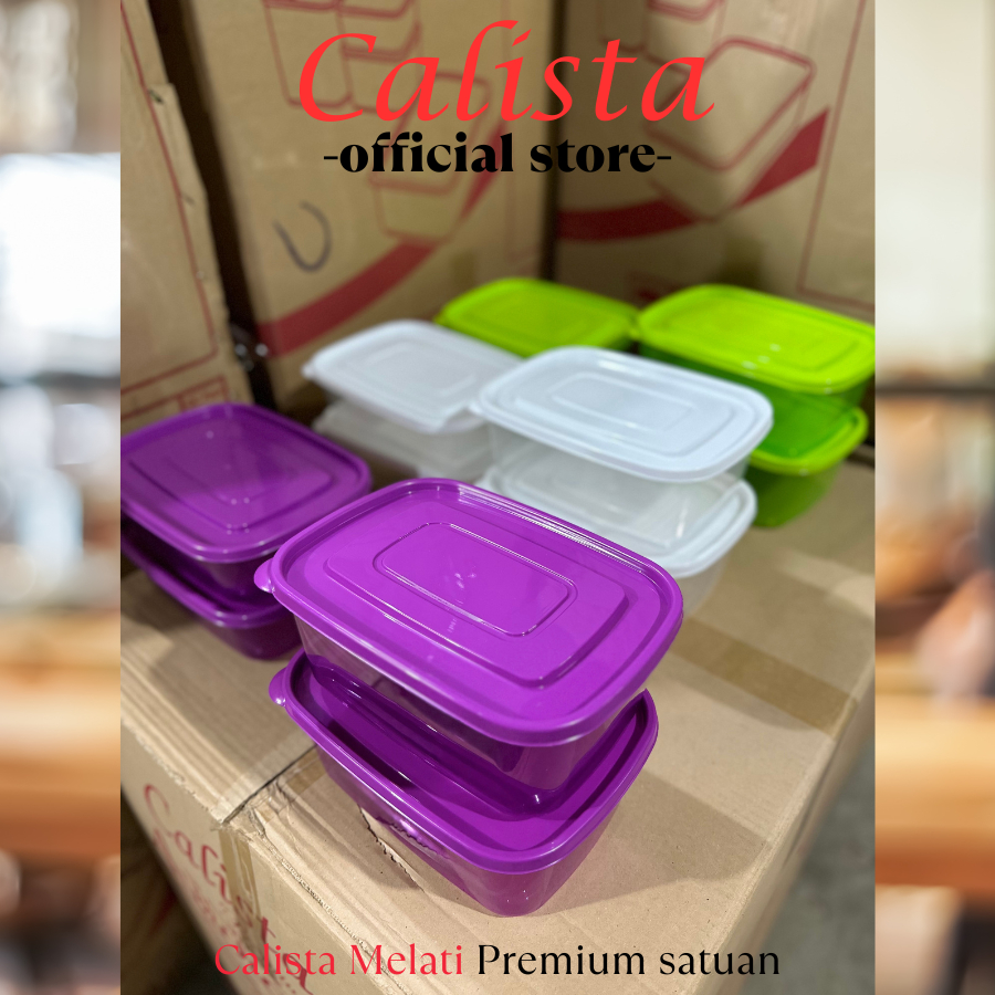 Jual [ CALISTA ] FOOD CONTAINER TOPLES PLASTIK CALISTA MELATI SATUAN 1 ...