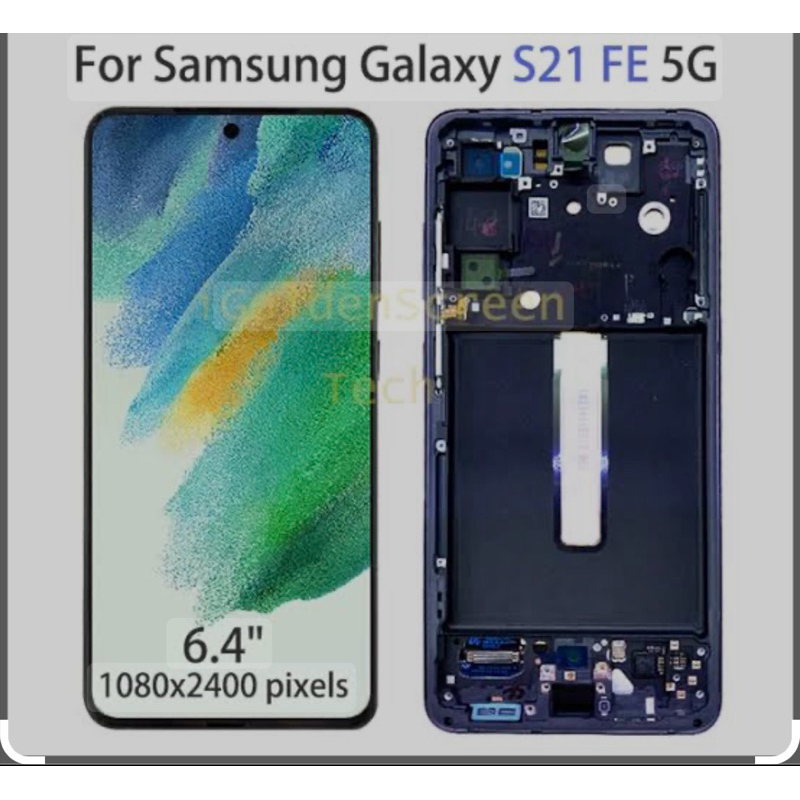 Jual [READY STOCK] Original LCD Touchscreen Samsung S21FE 5G S21 FE 5G ...