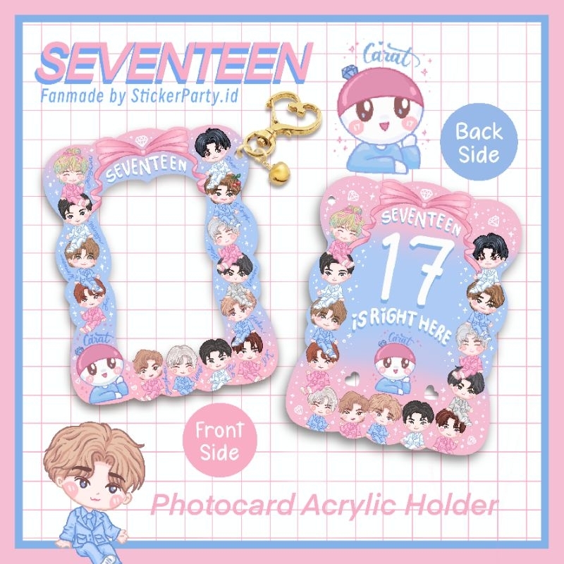 Jual Seventeen Holder Frame Akrilik Photocard PC Printilan Kpop ...