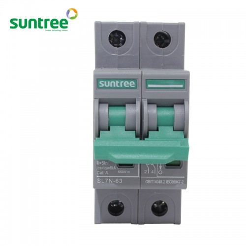 Jual MCB Suntree DC Breaker SL7N-63 2 Poles 63A 550V SL7N-63-2P-63A SL7N-63-2P-32A | Shopee ...