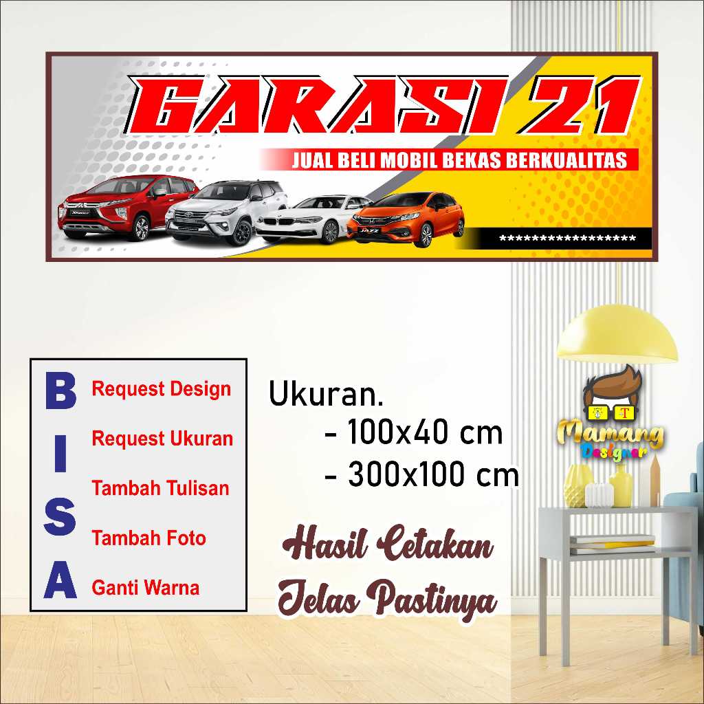 Jual Cetak Spanduk MMT Banner Untuk Jual Beli Mobil Bekas Keren bb ...