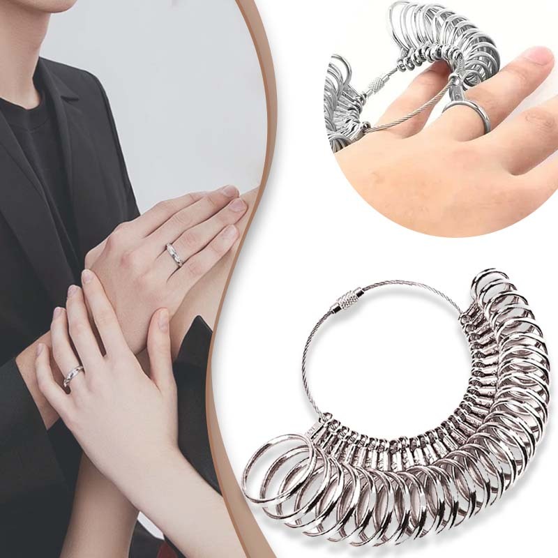 Jual Ring Alat Ukuran Jari Cincin No 1-33 Pengukur Jari Us Standar ...