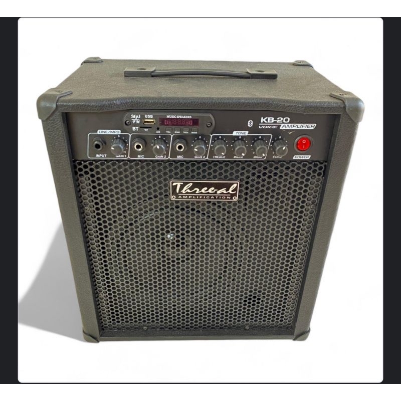 Jual Ampli keyboard multiFungsi three al Kb-20 8inc | Shopee Indonesia