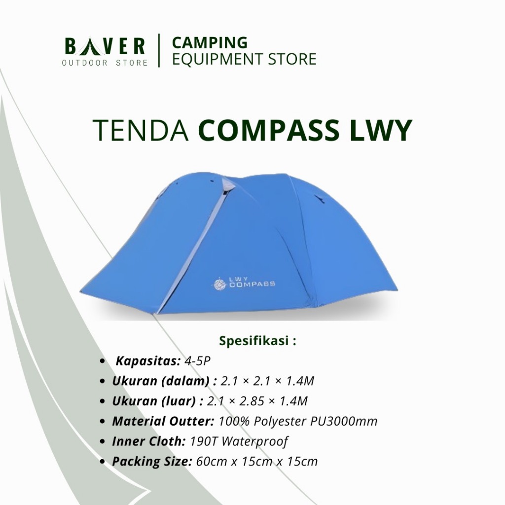 Jual Tenda Compass LWY | Shopee Indonesia