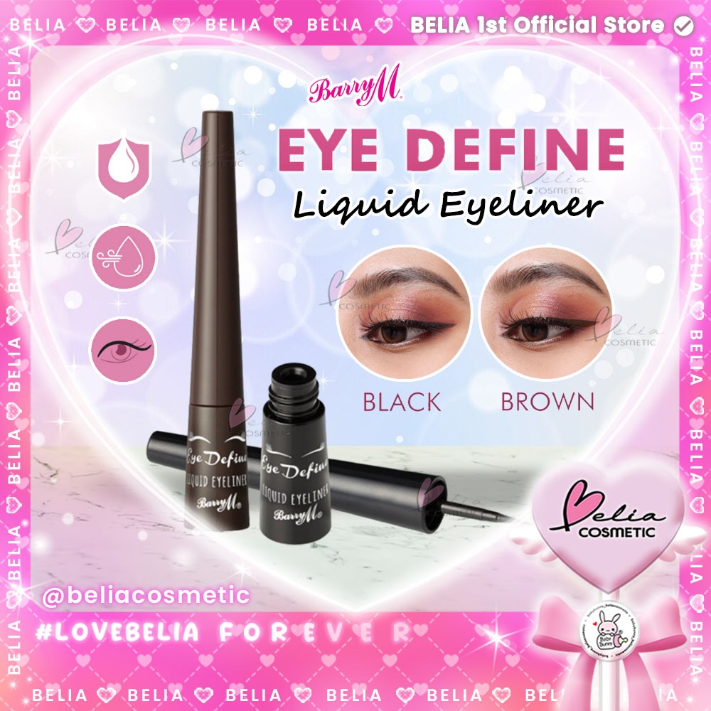 Jual BELIA BARRY M Eye Define Liquid Eyeliner | Waterproof | Bold Color | BarryM | Shopee Indonesia