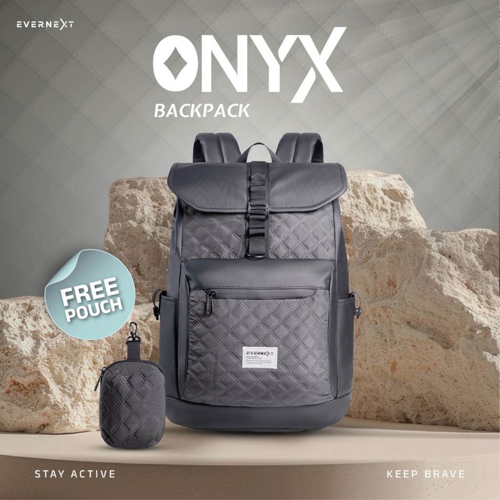 Jual Evernext - Tas Ransel Sekolah Pria Backpack Outdoor Onyx Tas Ransel Laptop Kuliah Tas Kerja ...