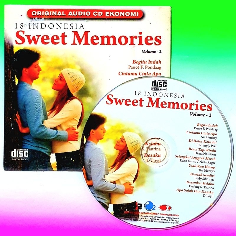 Jual KASET CD INDONESIA SWEET MEMORIES NOSTALGIA TEMBANG KENANGAN-KASET CD AUDIO MUSIK TEMBANG ...