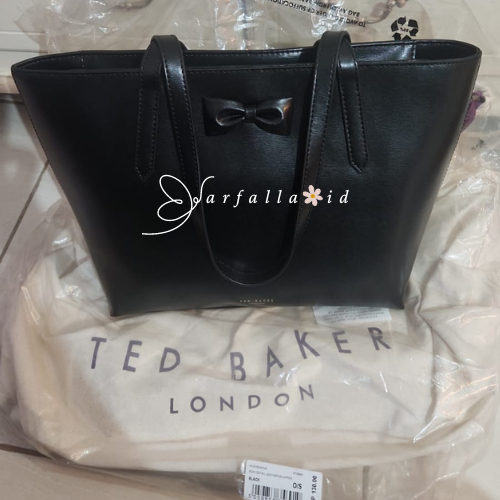 Jual [NEW ORIGINAL] TAS TED BAKER BEANNE Bow Detail Leather Shopper Bag ...