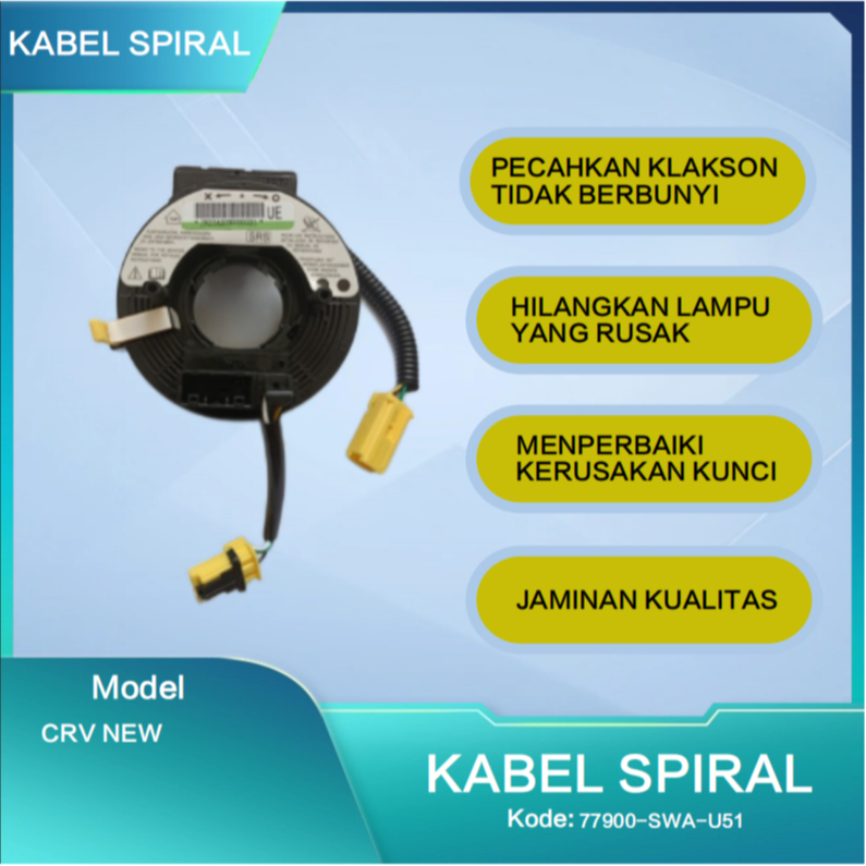 Jual Kabel Spiral Kabel Klakson Clock SPRING CABLE HONDA CRV NEW 2008 ...