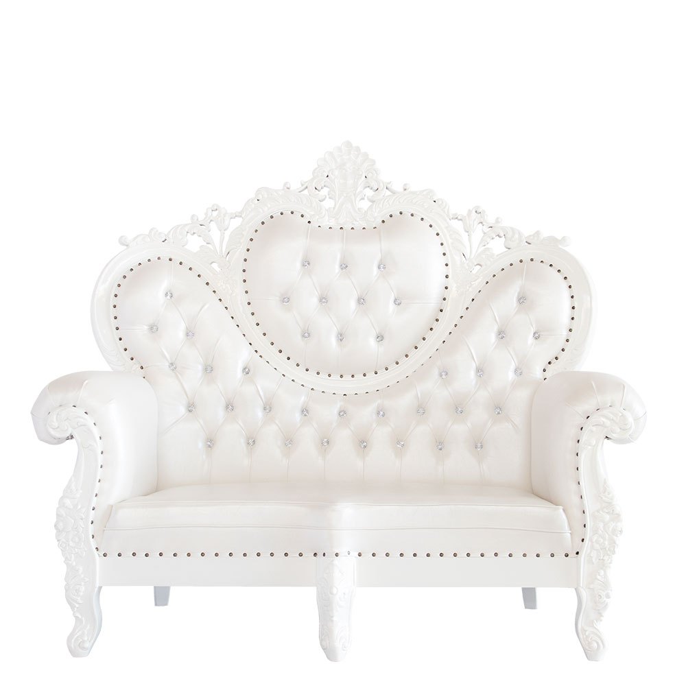 Jual Ardena Throne Chairs 2 Seater Custom Style 2 White Kursi Pelaminan ...