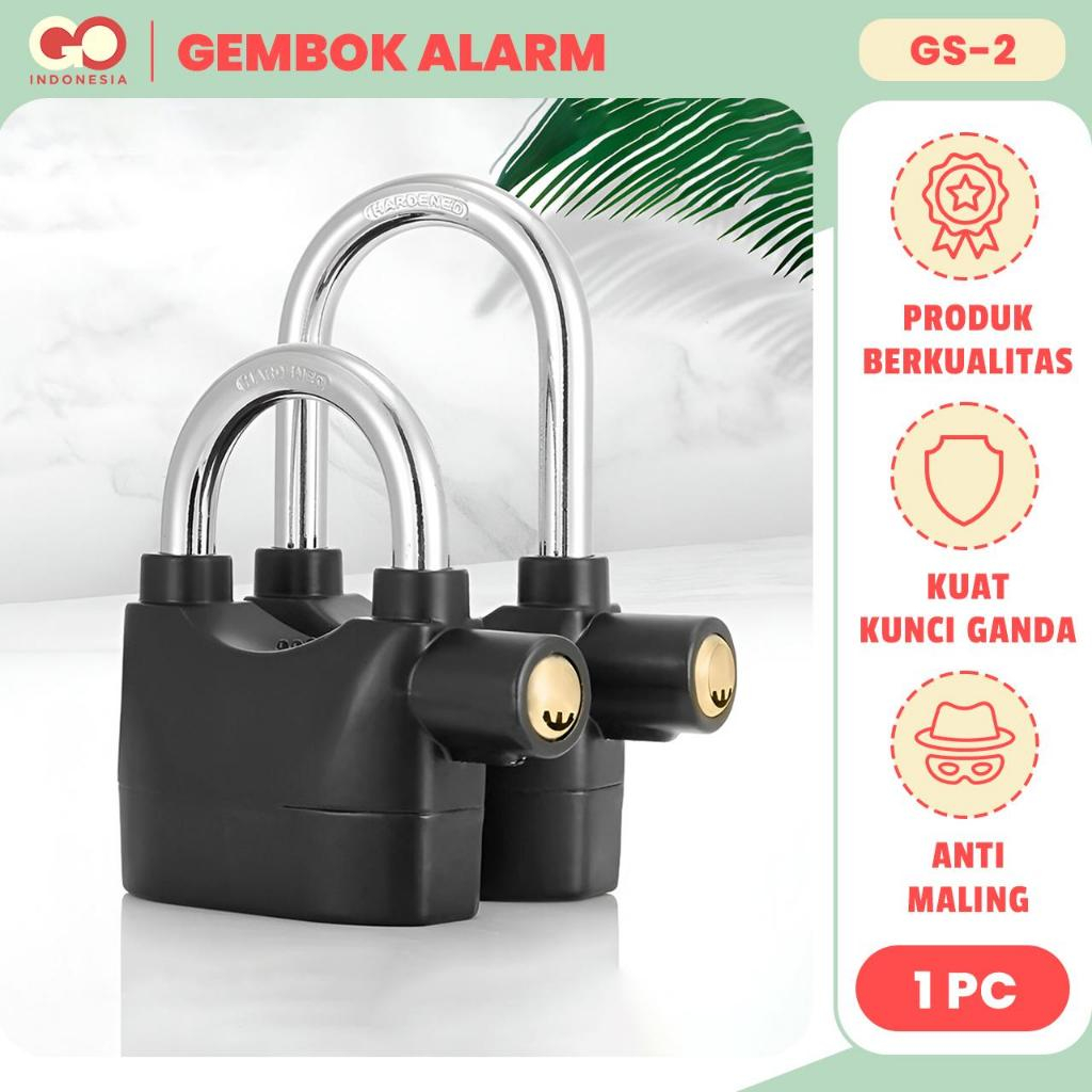 Jual GOI- Gembok Alarm Anti Maling Untuk Keamanan Pagar Dan Motor ...