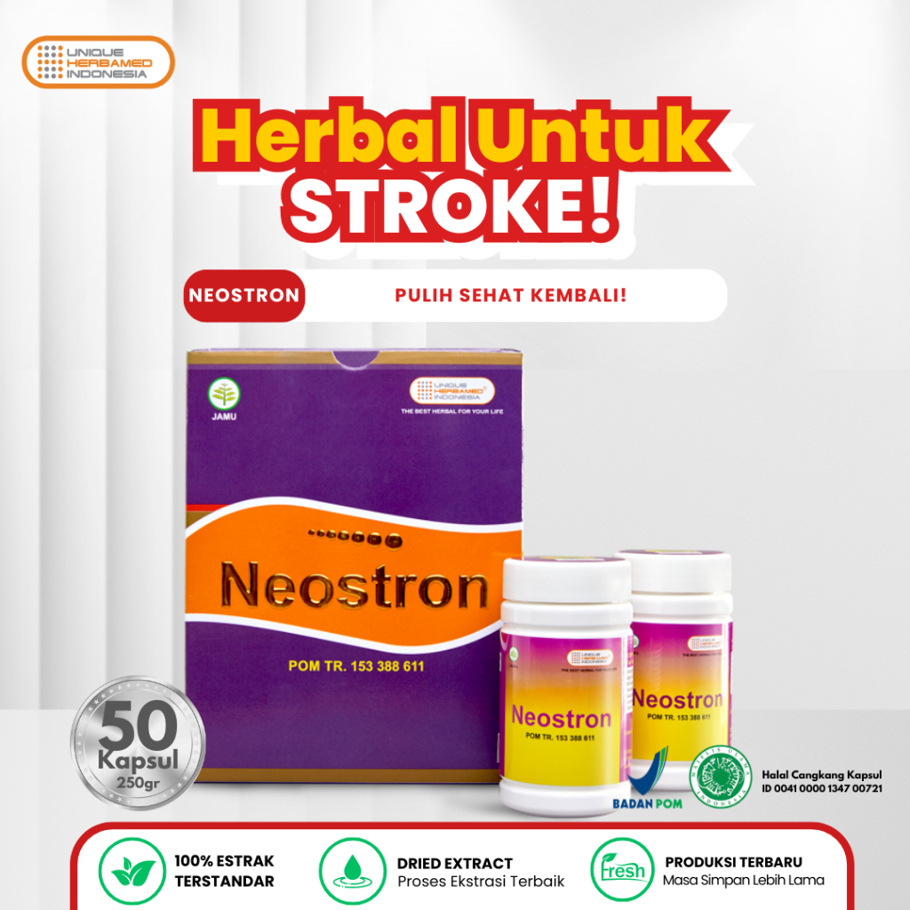 Jual Herbamed NEOSTRON - Obat Herbal Membantu Sirkulasi Darah (STROKE ...