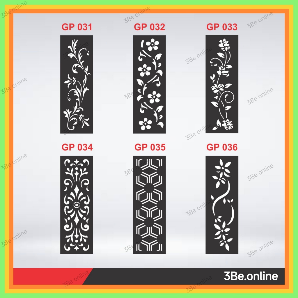 Jual Laser cutting plat 20x80cm tebal 1,6mm ornamen pintu pagar hiasan ...