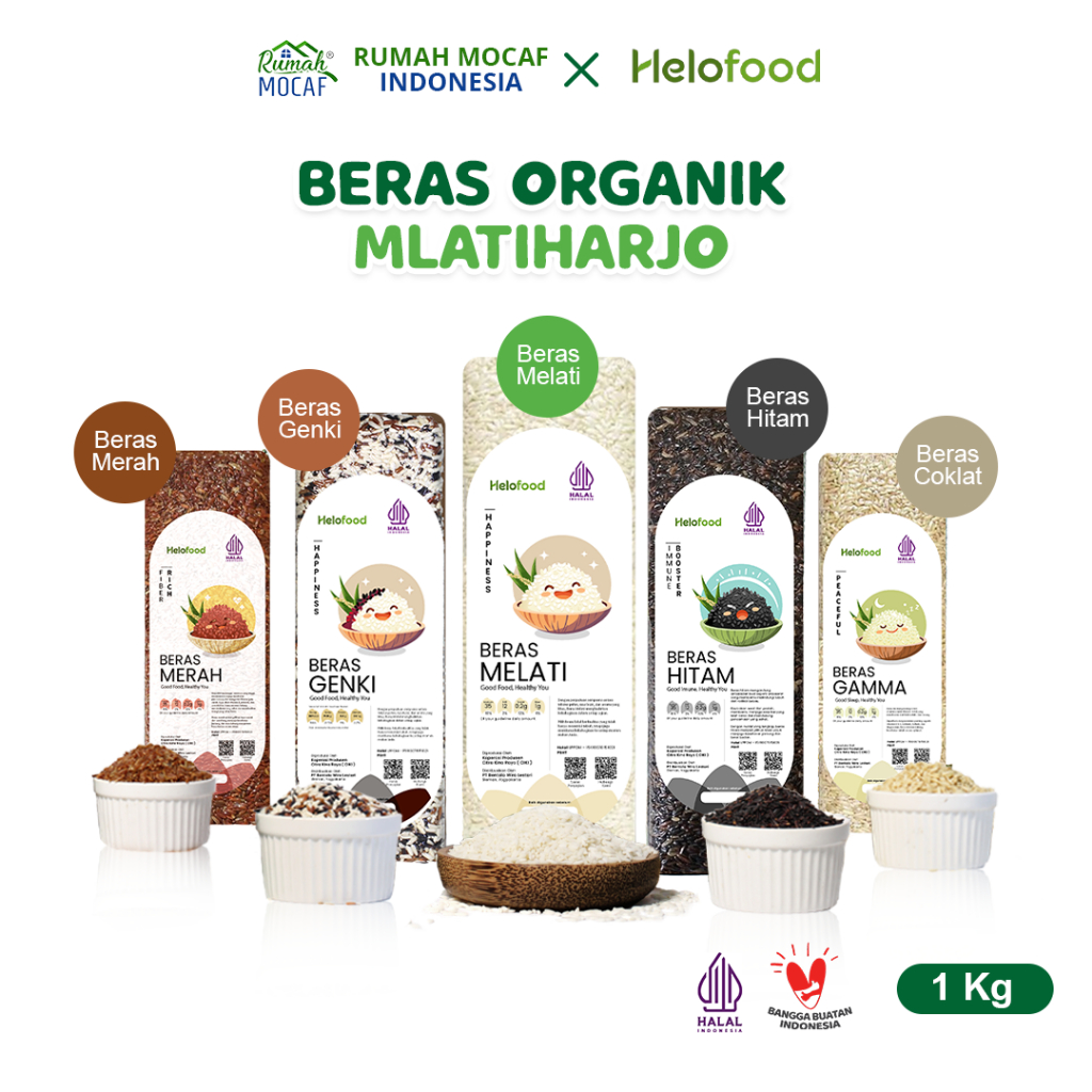 Jual Beras Organik - Beras Mlati - Beras Merah - Beras Hitam - Beras ...