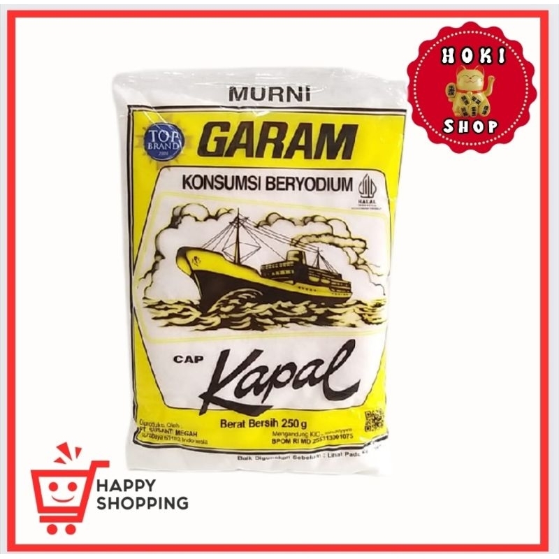 Jual Garam Cap Kapal 250gr / Garam Kapal | Shopee Indonesia
