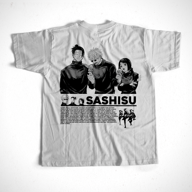 Jual AKIRA WORLD Kaos Anime Distro JUJUTSU KAISEN GOJO GETO SHOKO ...