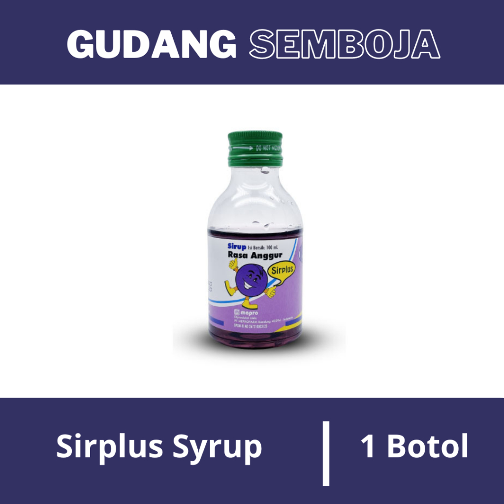 Jual Sirplus Sirup / Penutup Pahit Obat Resep Puyer Obat Anak | Shopee ...
