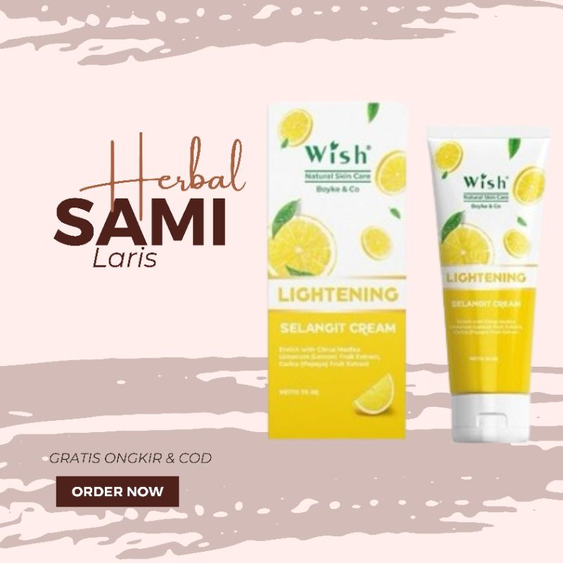 Jual Wish LIGHTENING SELANGIT CREAM Original Dr Boyke Memutihkan Selangkangan | Shopee Indonesia