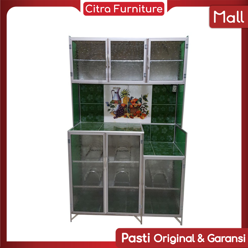 Jual Citra Furniture SHUMO ® Rak piring 3 pintu Alumunium | Lemari ...