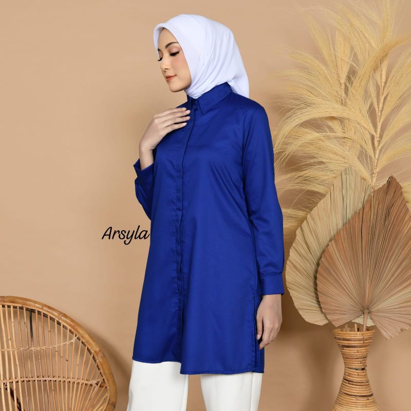 Jual TUNIK TOYOBO/TUNIK POLOS/KEMEJA TUNIK /BLOUSE TUNIK/Arsyla Tunik ...