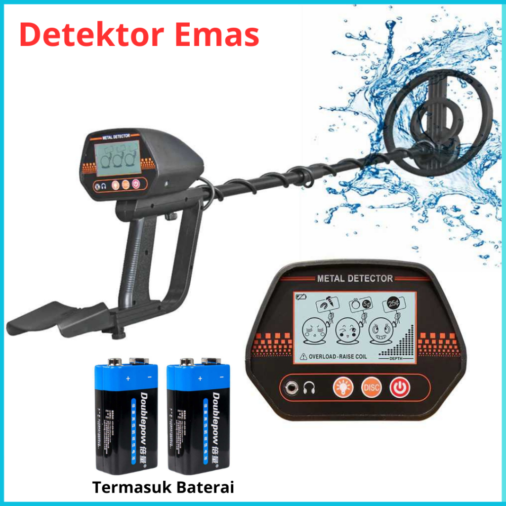 Jual COD Cepat Tricorpower Metal Gold Detector Digital Display Lcd ...