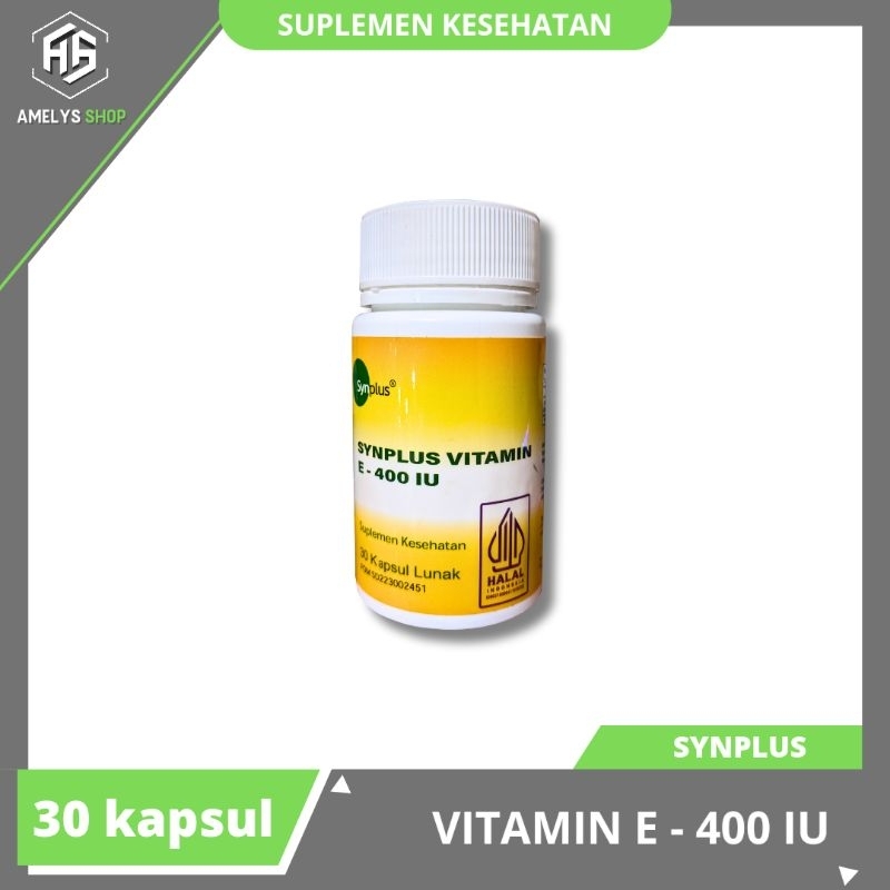 Jual Synplus Vitamin E - 400 IU 30 Kapsul Membantu meningkatkan ...