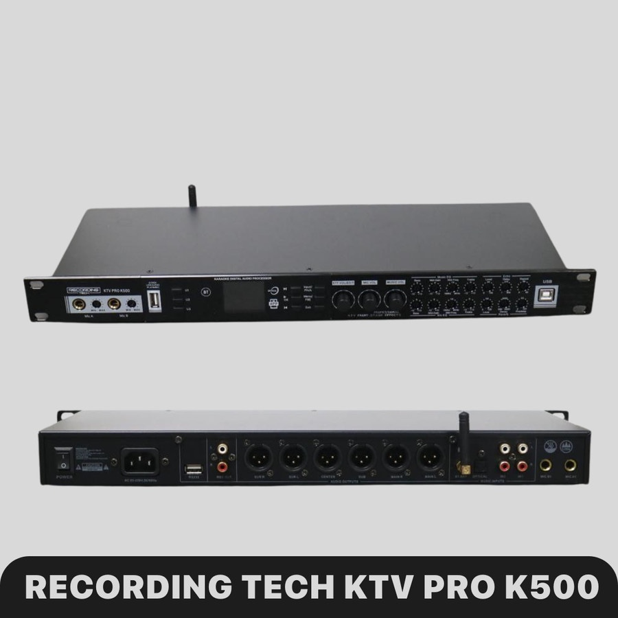 Jual Recording Tech KTV Pro K500 Karaoke Digital Audio Processor Mixer ...