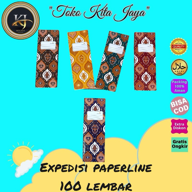 Jual Buku expedisi paperline 100 lembar | Shopee Indonesia