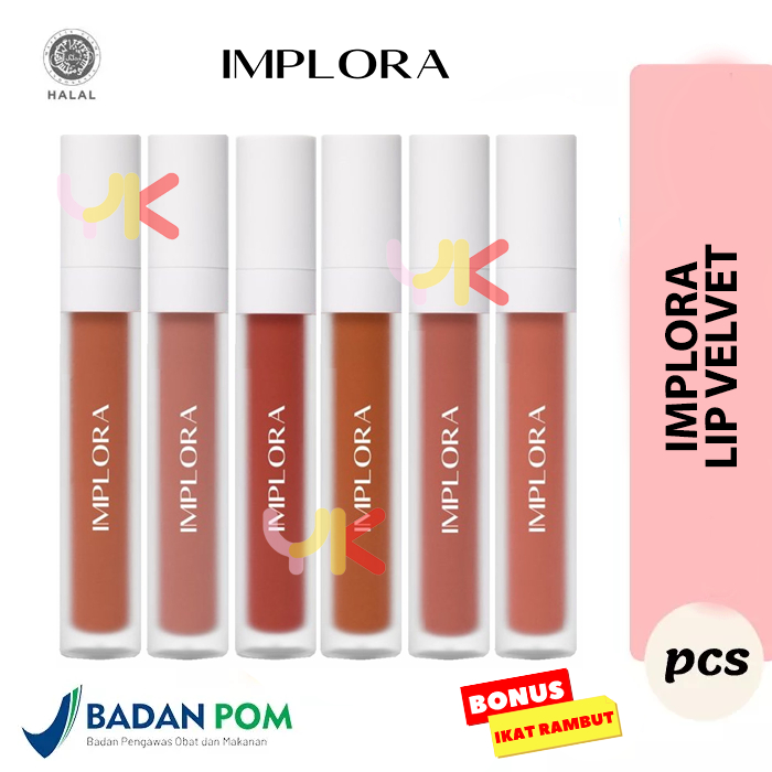 Jual IMPLORA LIP VELVET / LIP CREAM BY IMPLORA COSMETICS | Shopee Indonesia