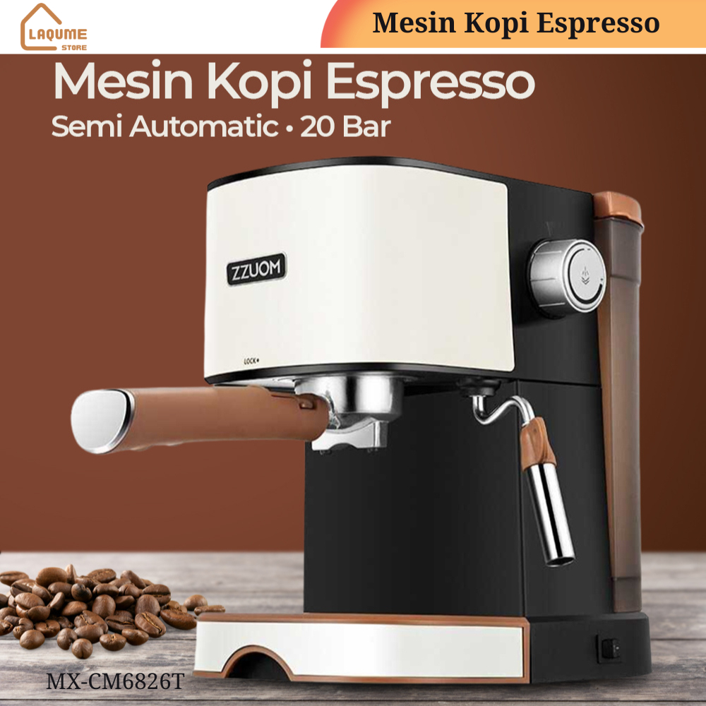 Jual Mesin Kopi Espresso Coffee Maker Frothing 20 Bar 850W 1L | Shopee Indonesia