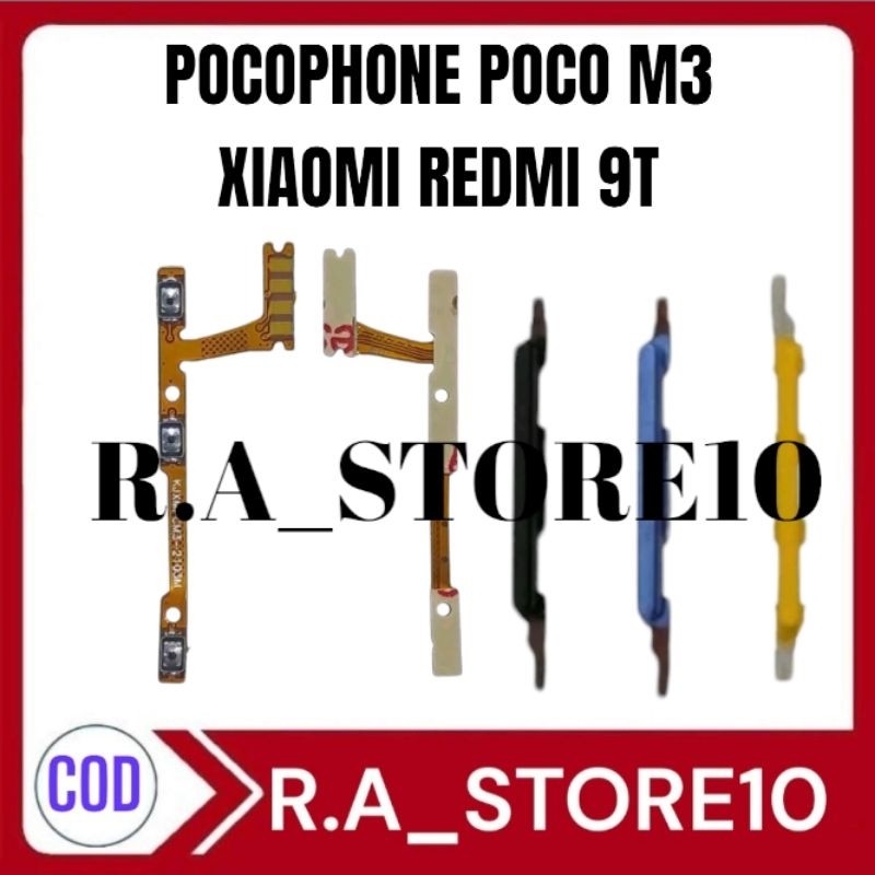 Jual Flexible Flexibel On Off Volume Xiaomi Pocophone Poco M3 | REDMI 9T - Fleksibel Tombol ...
