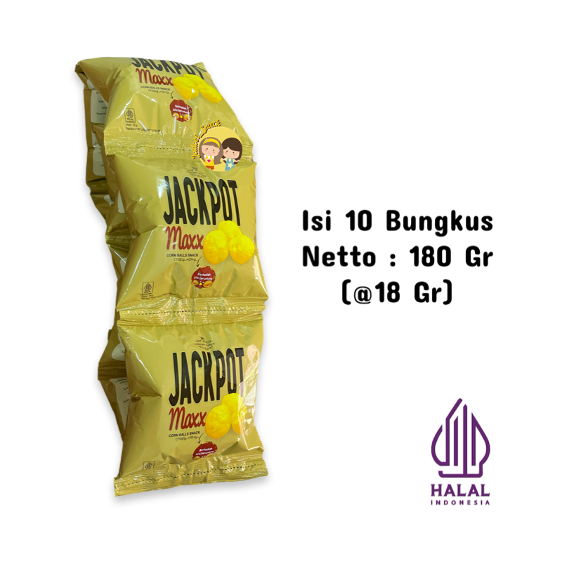 Jual Chiki Jackpot Max 10 X 18 Gr Corn Ball Snack by Jadoel_Snack ...